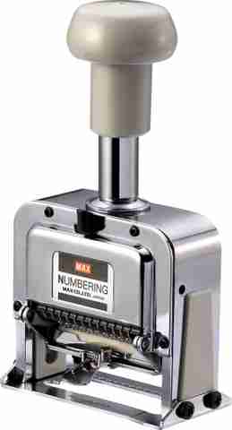 Maxim Max Numbering Machine N-1203 - 12 Digits - Made in Japan ...