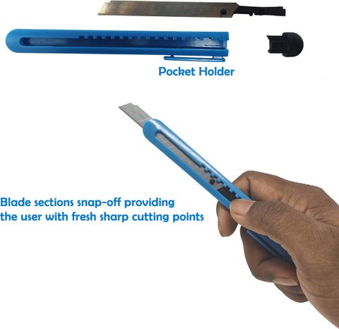 Flipkart.com | EXCEL IMPEX 9mm Paper Cutter Knife With Plastic Slide ...