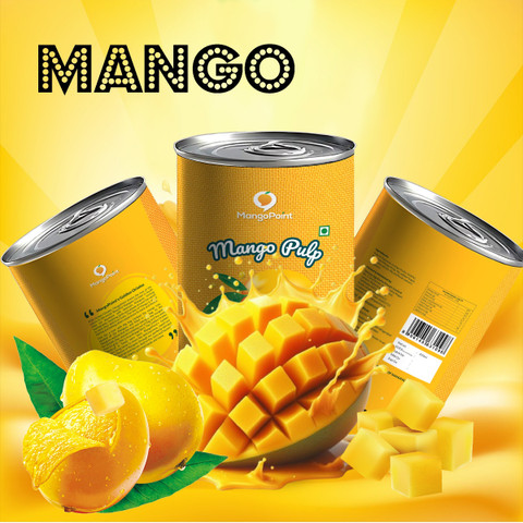 alphonso mango pulp tin