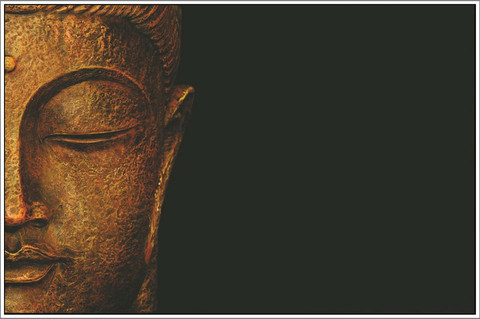 half face buddha