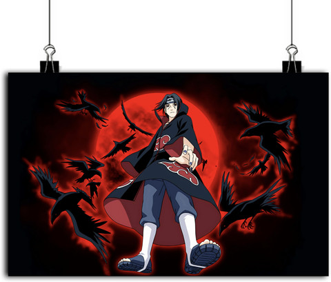 itachi wallpaper crows
