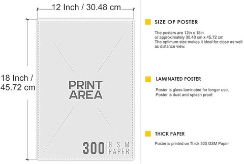 half size poster paper