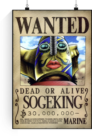 usopp wanted poster