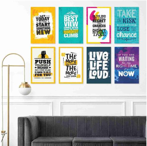 Motivational Poster Quotes Wall Design For Bed Room Drawing Room Poster ...