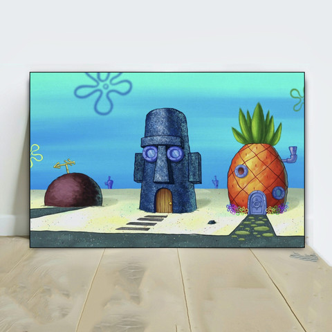 patrick spongebob house