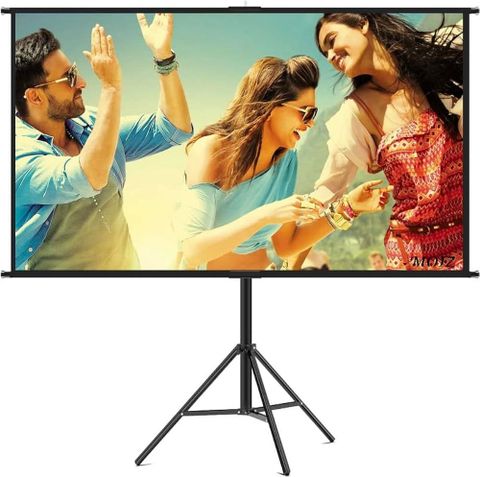suvira Tripod Stand Projector Screen 5*7 Projector Screen (Width 210 cm ...