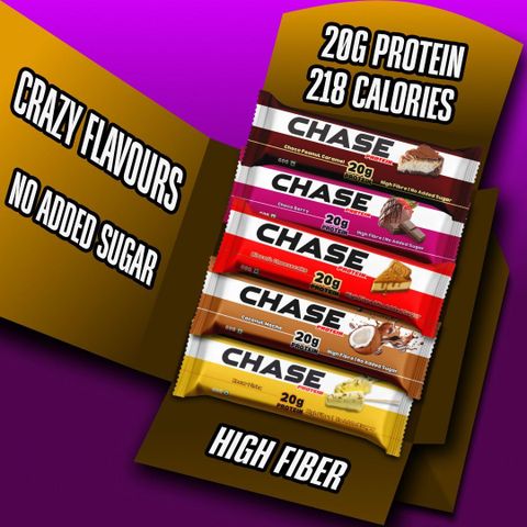 CHASE PROTEIN 20g Protein (Pack of 6) Isolate Whey | No Sugar | Gluten ...