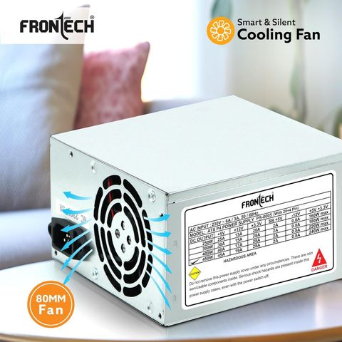 Frontech PS-0005 SMPS Compliant with ATX 12V, 20/24 Pin Power Supply ...