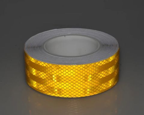 AmazOpen Reflective Radium Warning Tape Night Road Safety Yellow 2Inch ...