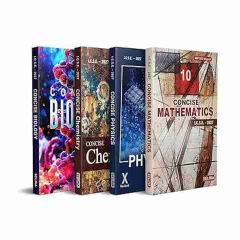 Selina Concise ICSE Class 10 Study Guide Set, Physics, Chemistry ...