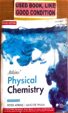 physical chemistry atkins and de paula