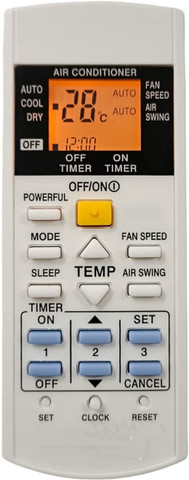 panasonic remote control ac