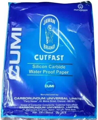 CUMI Water Proof Emery paper OR Emery Sheet 320 GRIT (PACK OF 11 ...