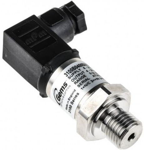 Gem Sensors GEMS 3100 Series Pressure Transmitter (Range 0 - 60 Bar ...