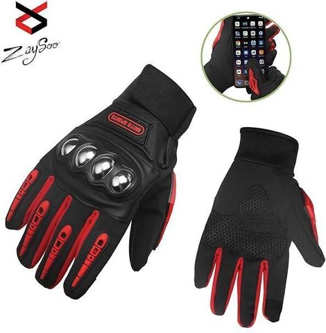 Fervor Spel Unisex Touchscreen Warm Gloves Anti-Slip Windproof Driving ...