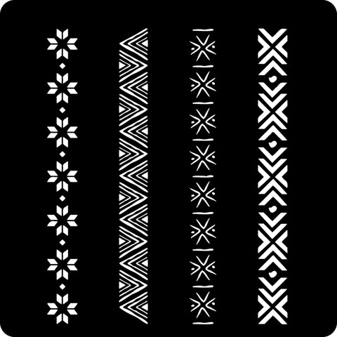 stencil border patterns