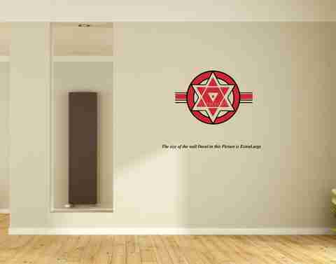 PEACOCKRIDE 60 cm Janasena Party Symbols I JSP I Wall Decal Self ...
