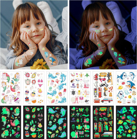 cartoon temporary tattoos