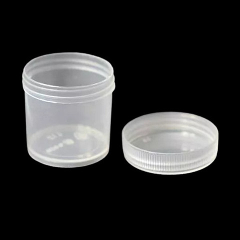Pranavi Small Tiny Containers Plastic Clear Box with Screw lid 10 ml ...
