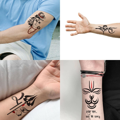 hanuman tattoo on hand