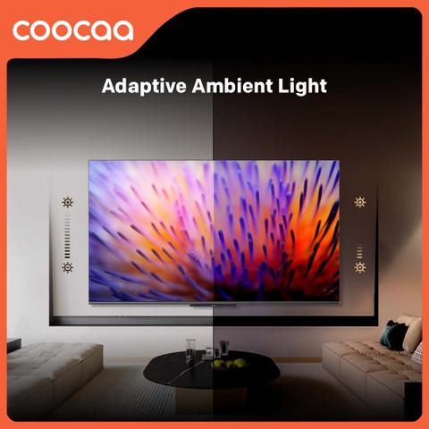 Coocaa Frameless 164 cm (65 inch) QLED Ultra HD (4K) Smart Google TV ...