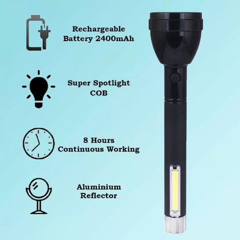 Sagaft A580 M922 SUPER ULTRA HIGH POWER LED RECHARGEABLE TORCH Torch ...