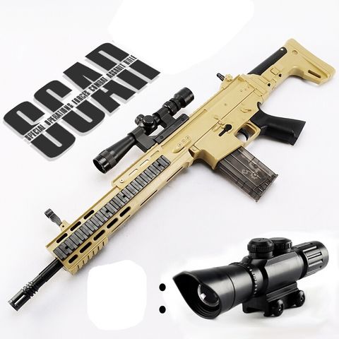 IndusBay SCAR Toy Machine Gun AK47 Automatic Gun Shoots Water Crystal ...