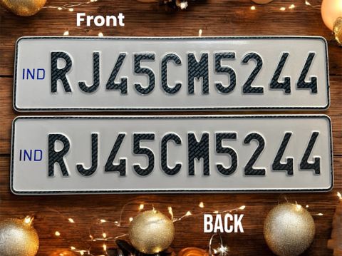 NUMBERPLATE IND Number Plate Front and Back Car Number Plate Price in ...