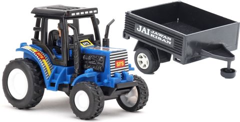 Joy Stories Pull Back Farm Tractor Trolley & Water Tanker Toy for Kids ...