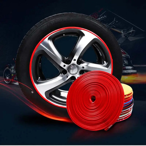 red wheel trim protector