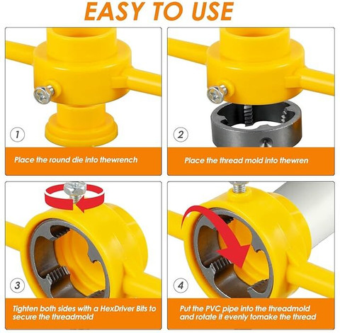 pvc pipe threading tools