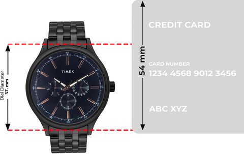 TIMEX Round 43mm Black Dial Analog Watch - For Men - Buy TIMEX Round ...