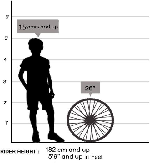 HERO Ranger 6 Speed DTB VX 26T 26 T (inch) Mountain Cycle Price in ...