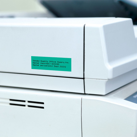 CASIO 18mm Color Label Printer Tape (Black on White) Self-Adhesive ...