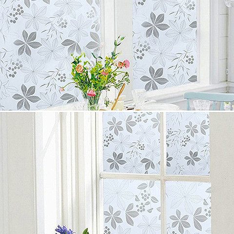 Ampire 45 cm Glass Stickers Doors and Windows Film Maple Leaves Self ...
