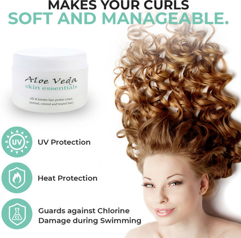 Aloe Veda Silk & Keratin Hair Protein Cream - Price in India, Buy Aloe ...