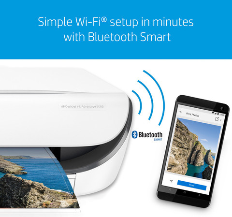 HP 5085 Aio Multi-function WiFi Color Inkjet Printer with Voice ...