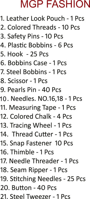 sewing kit list
