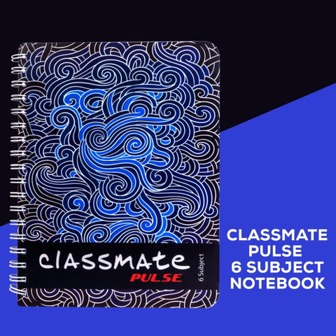 Classmate Pulse Book-size Notebook Unruled 300 Pages Price in India ...