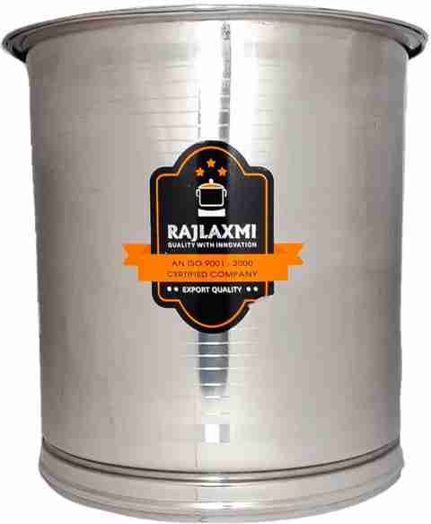 Rajlaxmi Stainless Steel Atta Container/Box/Drum/Pawali/Tanki with Lid ...