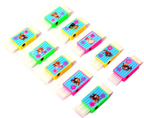 eraser sharpener brush