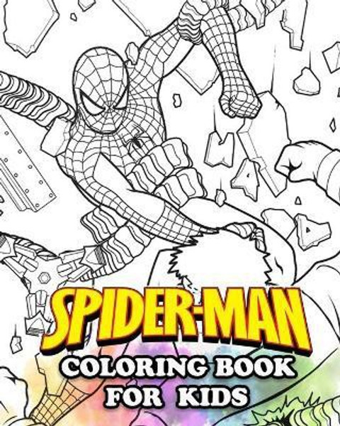 coloring book spider man