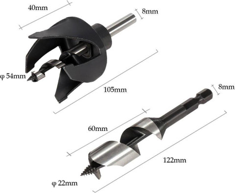door lock drill bit set