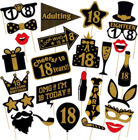 18th party props