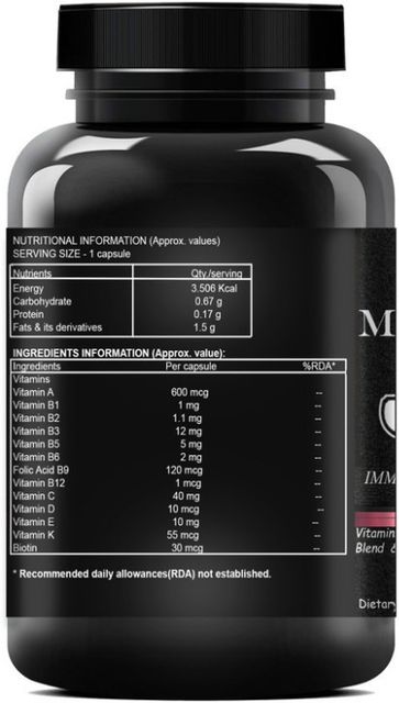 Naturewell Multivitamin Tablets for Men and Women with Probiotics (120 ...