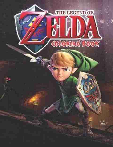 the legend of zelda coloring book