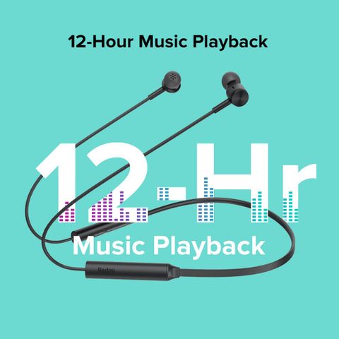 REDMI SonicBass Wireless Bluetooth Neckband in-Ear Earphones with Mic ...