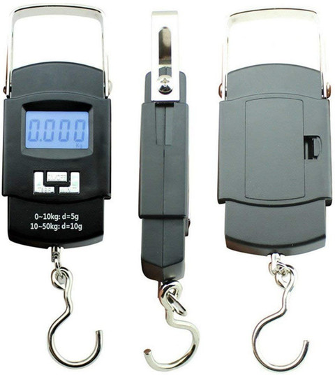 QNOVE 50Kg Portable Hanging Luggage Weight Machine C767QA Weighing ...