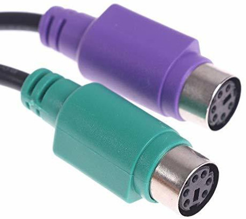 Monoprice PS/2 Keyboard/Mouse USB2.0 To Dual PS/2 Adapter For PS/2 ...