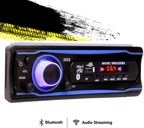 EverLand Blue 2029 USB/AUX/SD/BLUETOOTH/FM/MP3 BOOM MASTER STANDARD- E ...